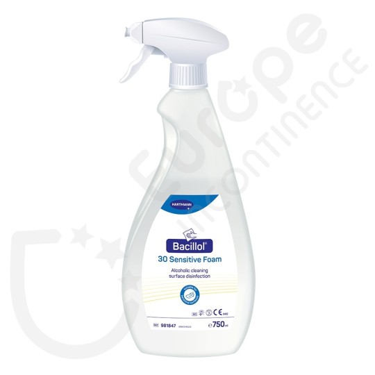 Bacillol 30 Sensitive Schuim - 750 ml